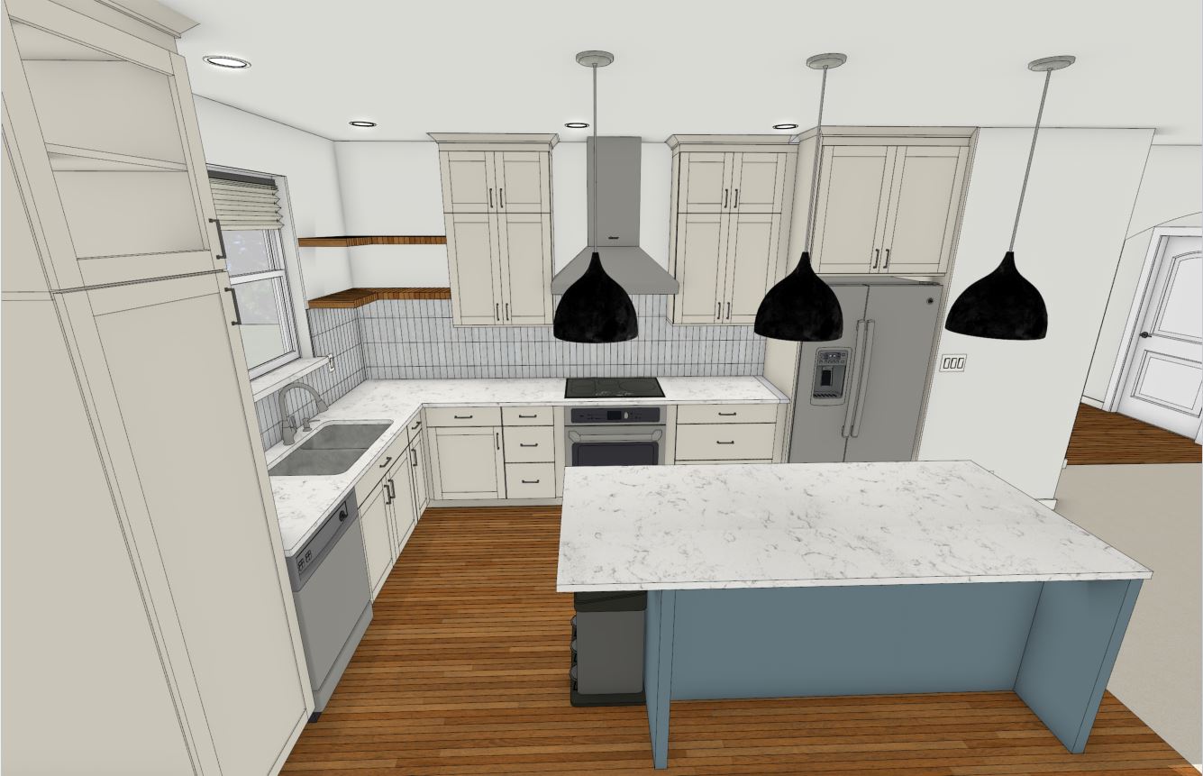 Light and Bright New Kitchen — Kathy Hanson Design
